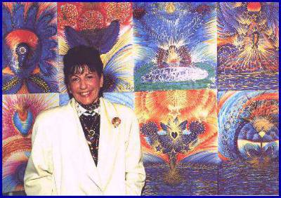 The Visionary Art of Marie-Jeanne Gil, clairvoyant, naive artist